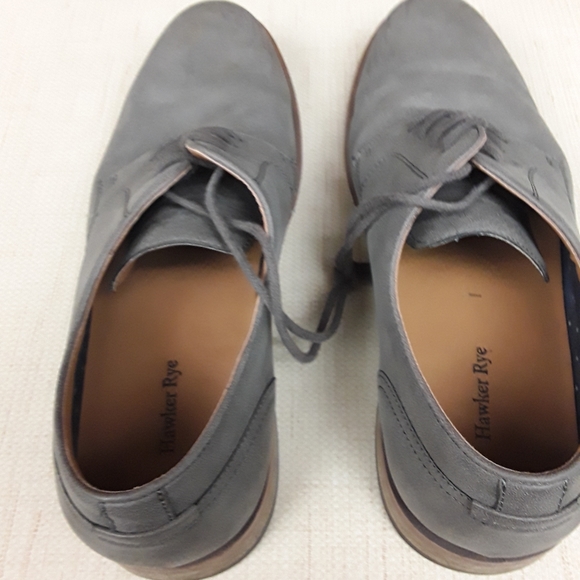 Hawker Rye | Shoes | Grey Suede Lace Dress Shoes 5 Hawker Rye Mens ...